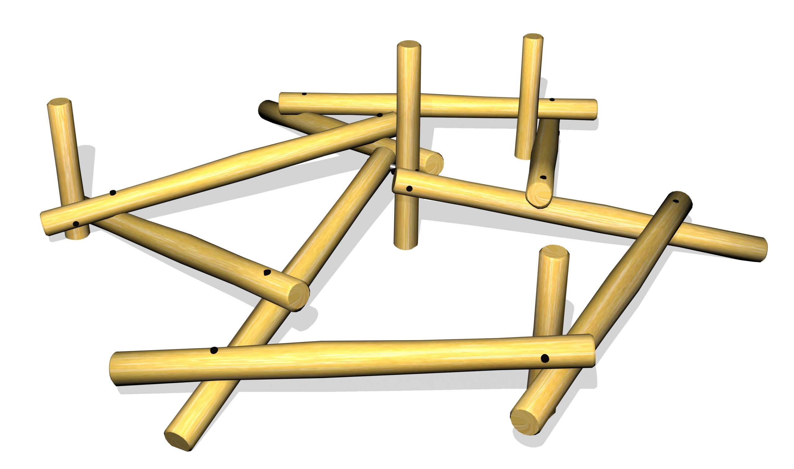 Robinia Brændestabel, stor - Guldborg Legepladser